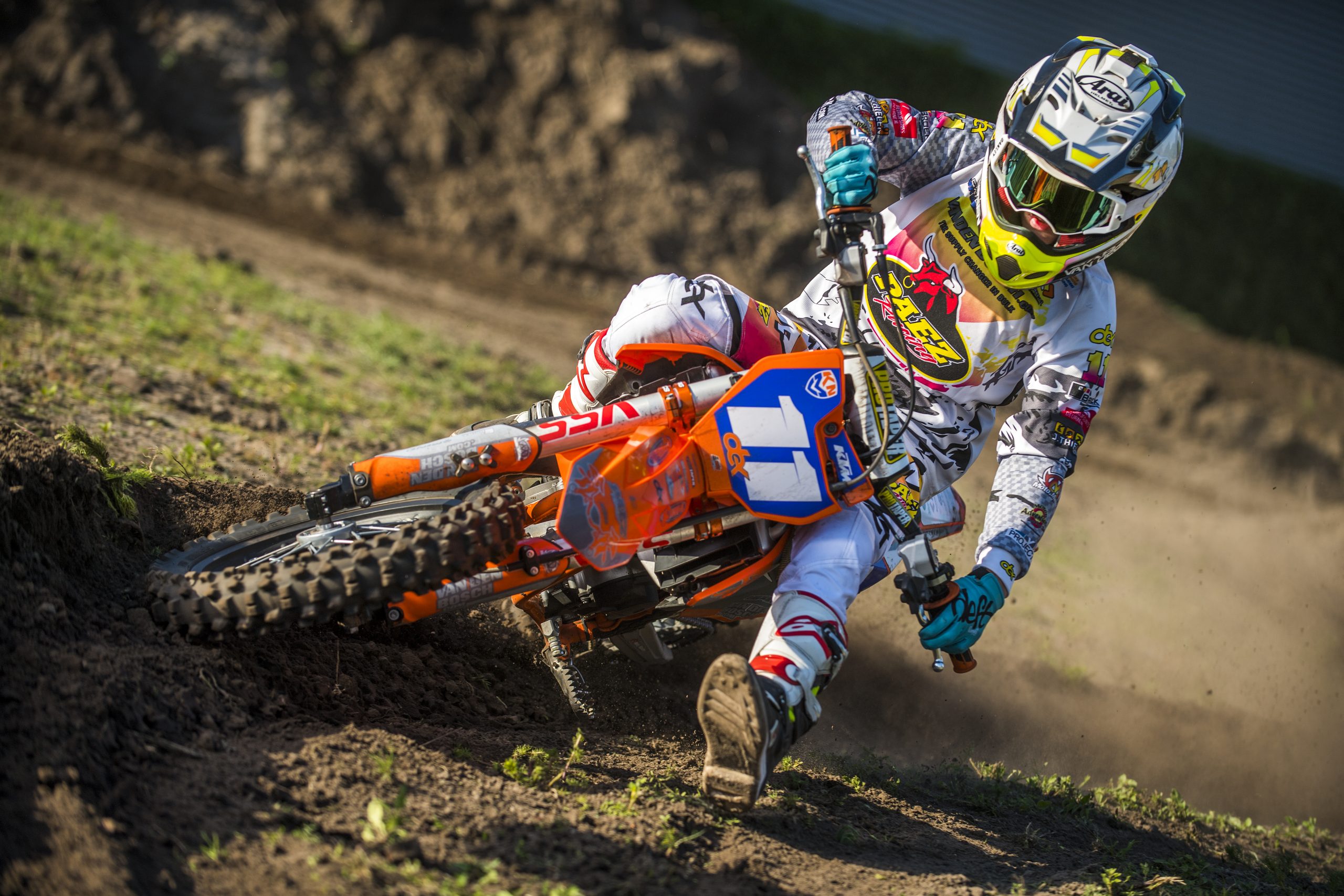 Dex van den Broek eerste leider in het ONK 65 grote wielen - Dex