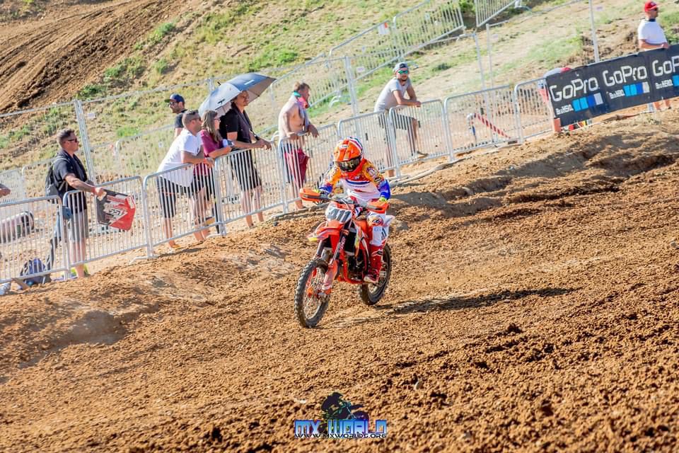 Dex van den Broek scoort top tien plaats in EMX85 in Slowakije - Dex